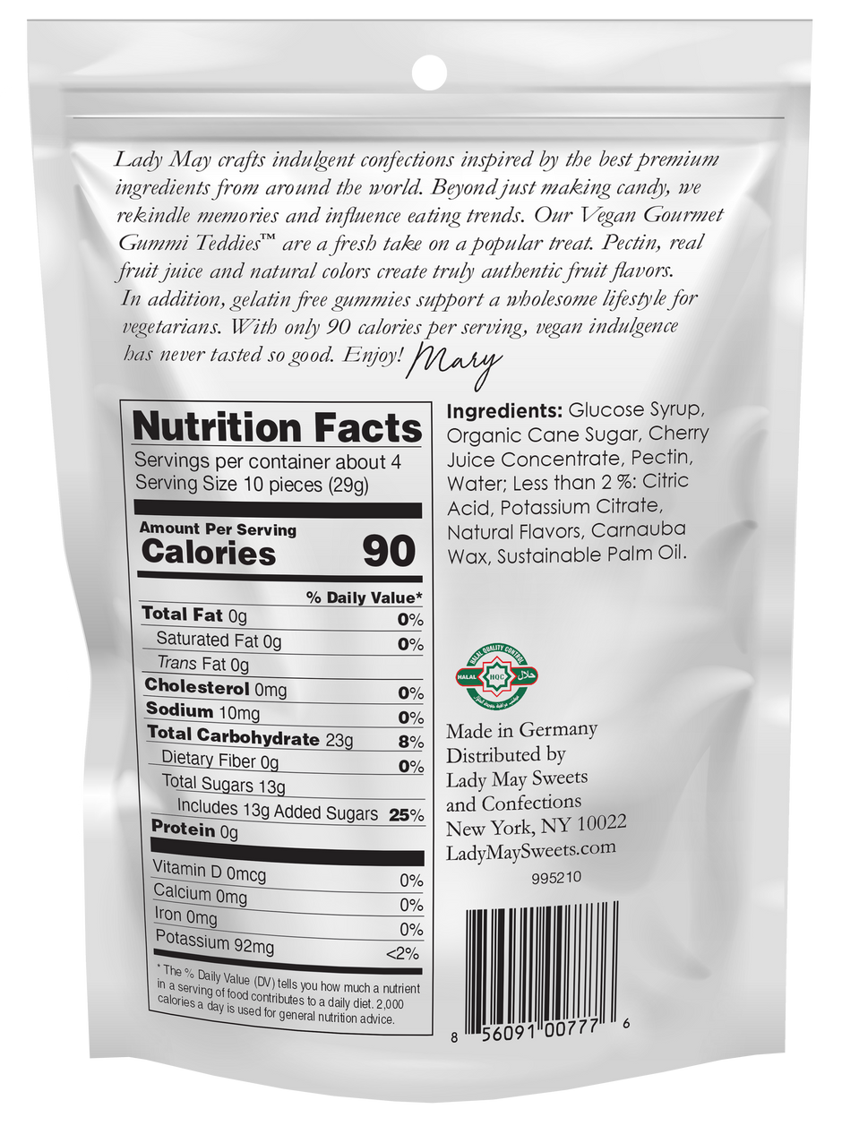 Satisfy Your Sweet Tooth with Vegan Gummi Teddies | Lady May Sweets