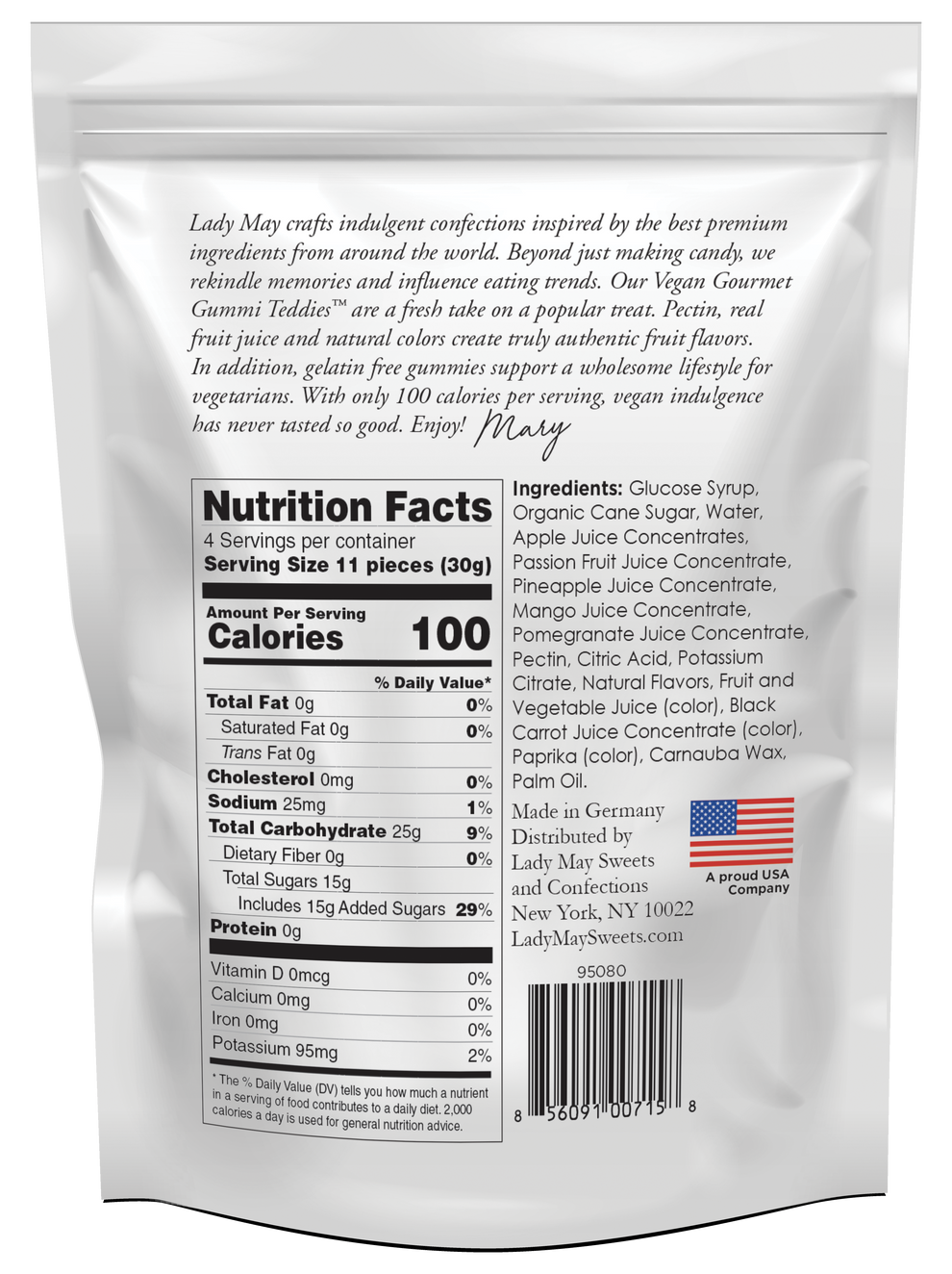 Vegan Exotic Fruit Teddies Gummies – Lady May Sweets